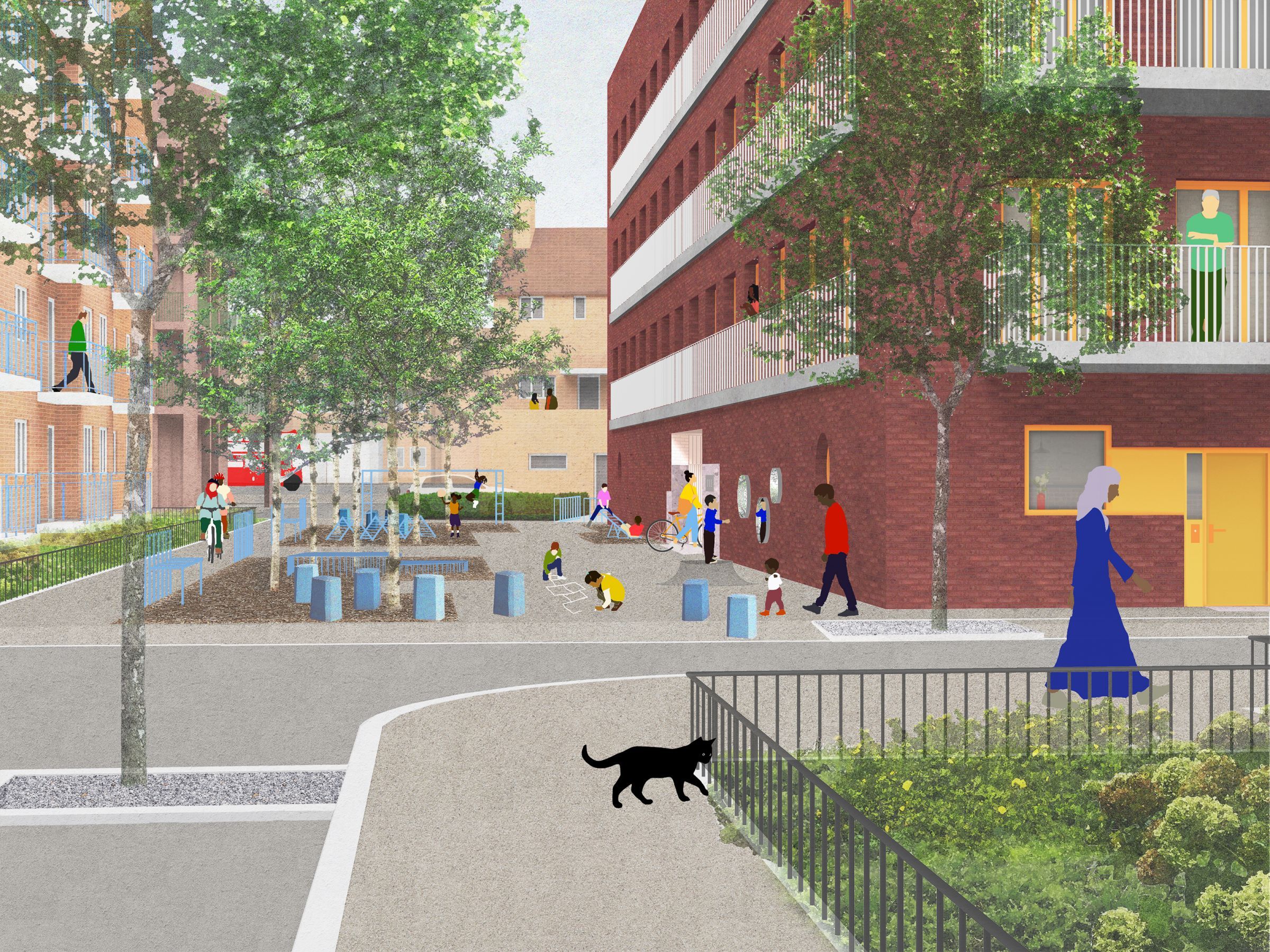 Frampton Park Estate Housing | East