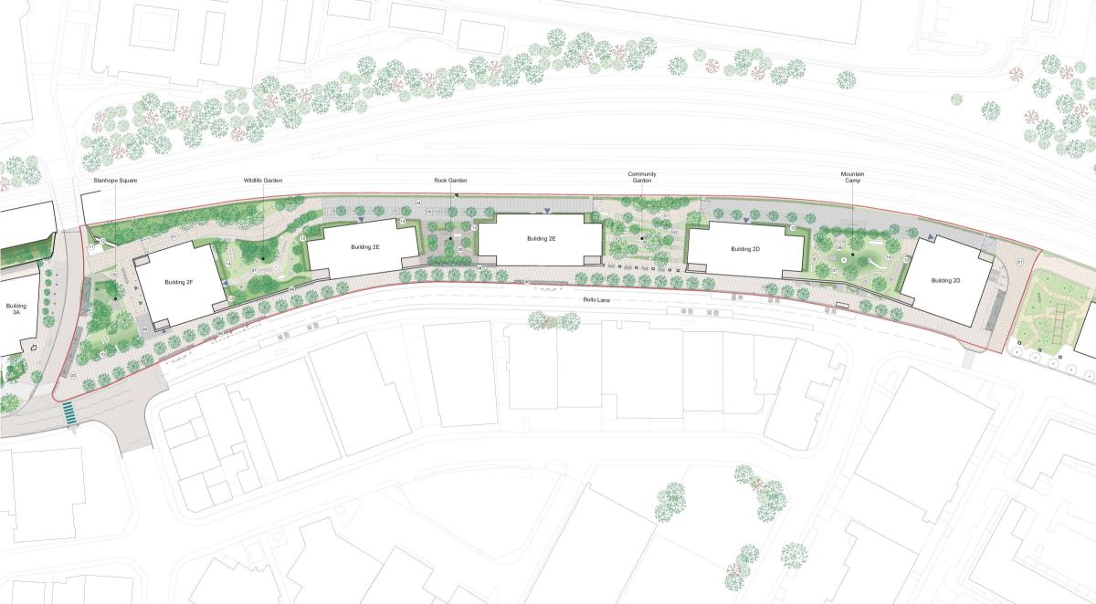 Bollo Lane Masterplan | East